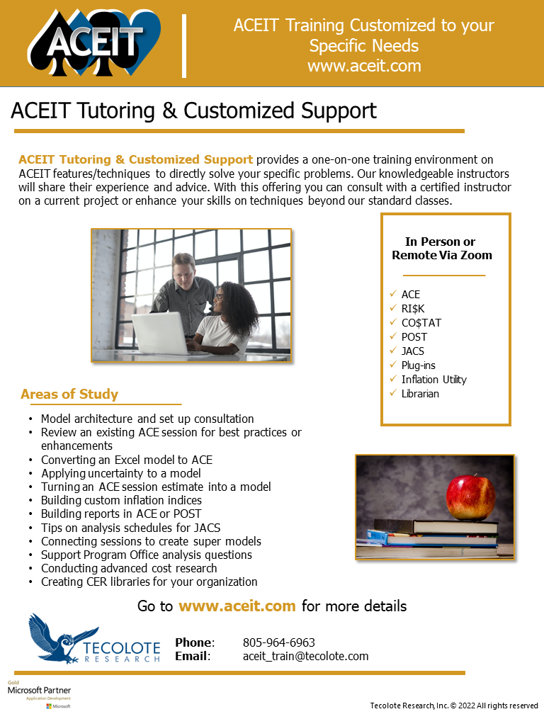 Training |Tutoring & Customized Support
